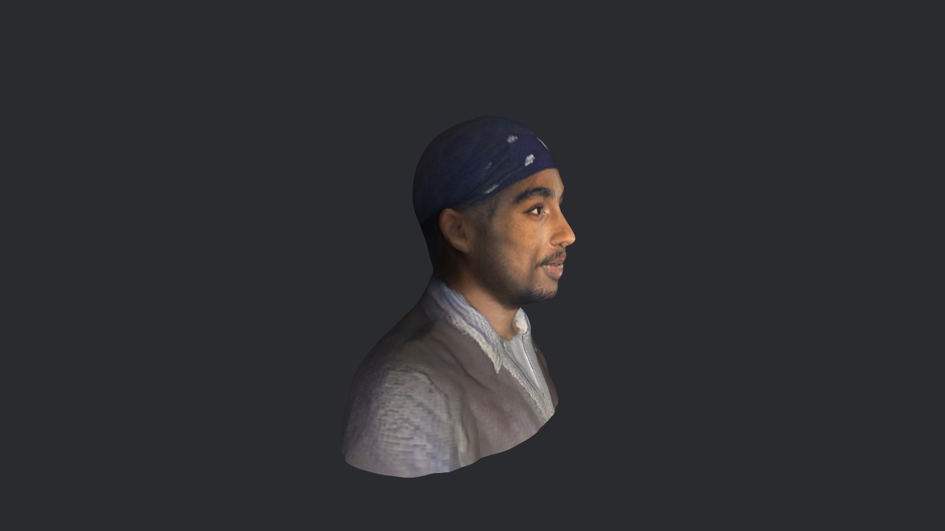 Tupac Shakur- Realistic Bust Head Ready 3d Model Model - TurboSquid 2230871