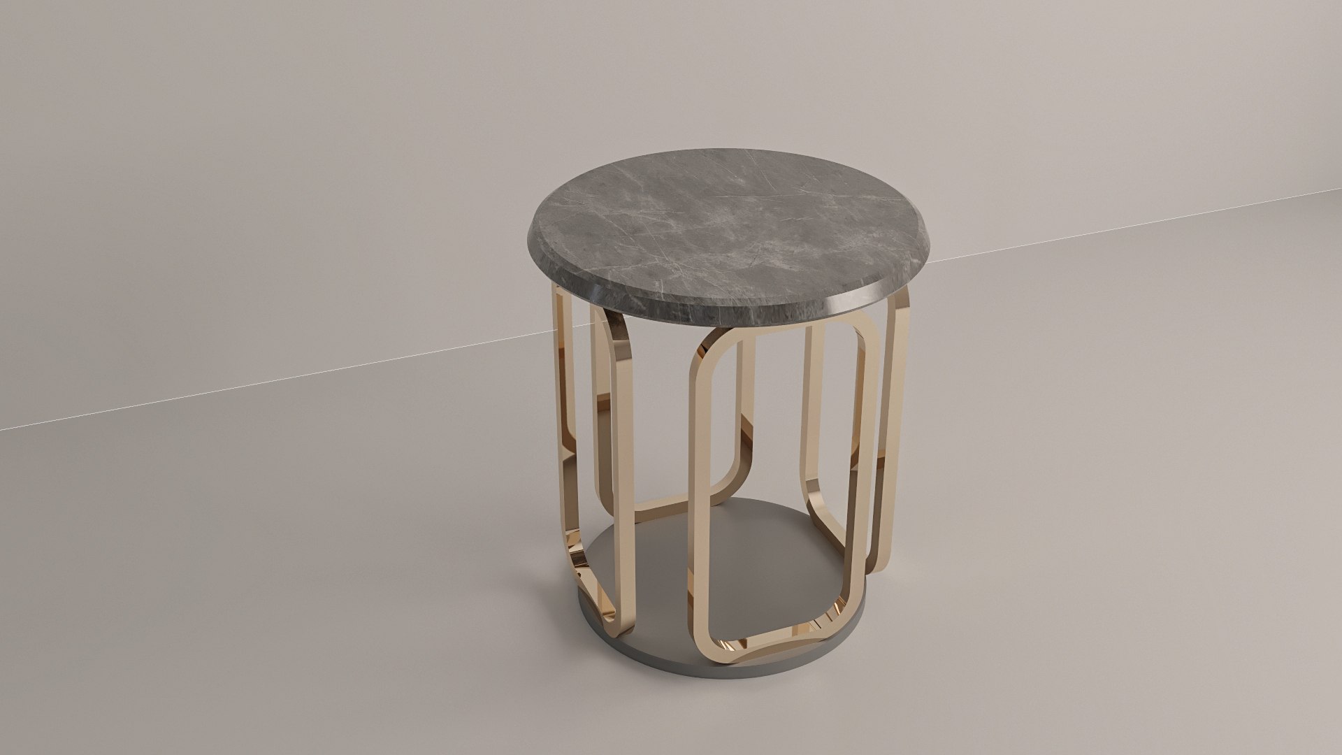 3D Rounded Table - TurboSquid 2046200