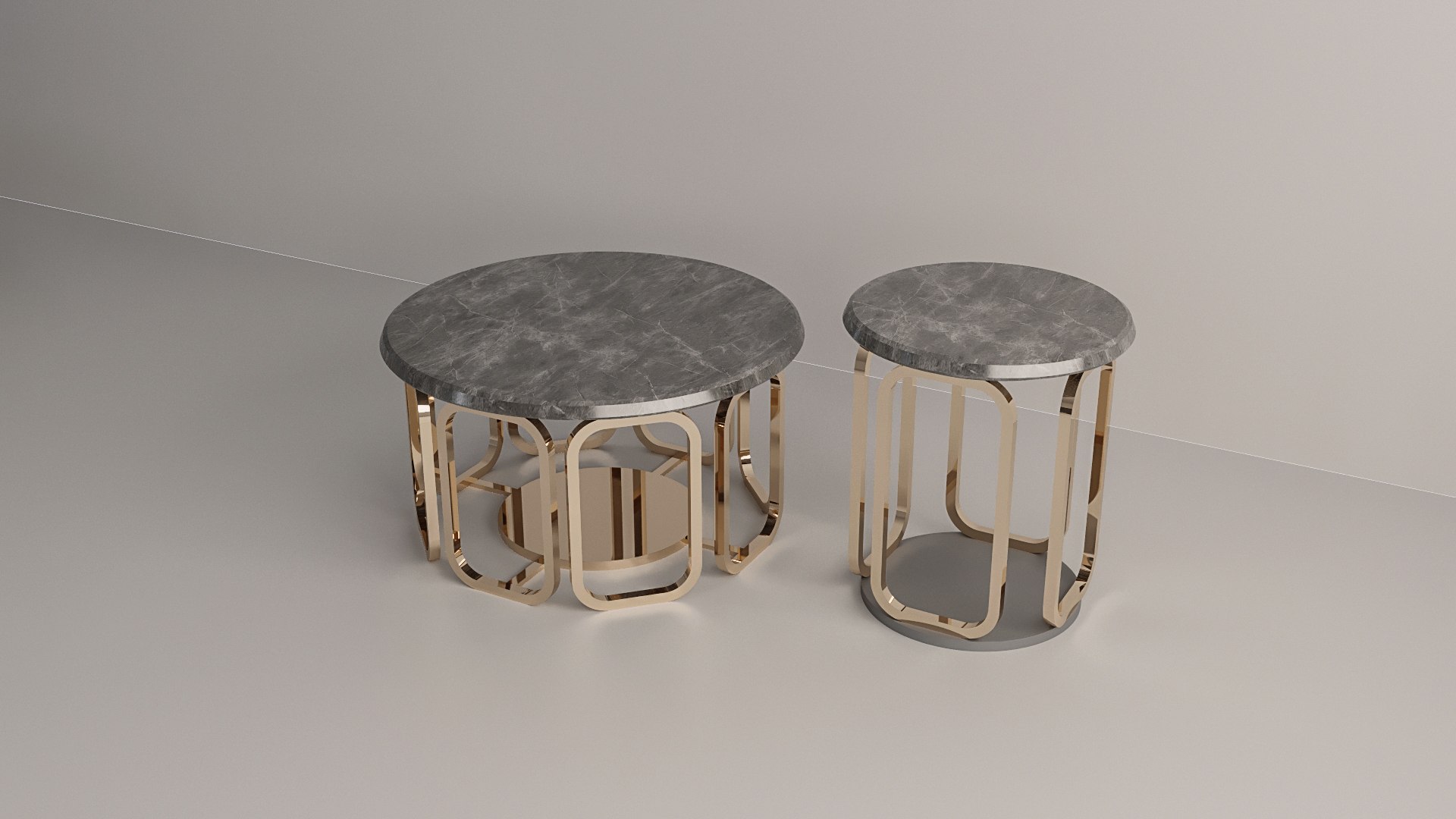 3D Rounded Table - TurboSquid 2046200