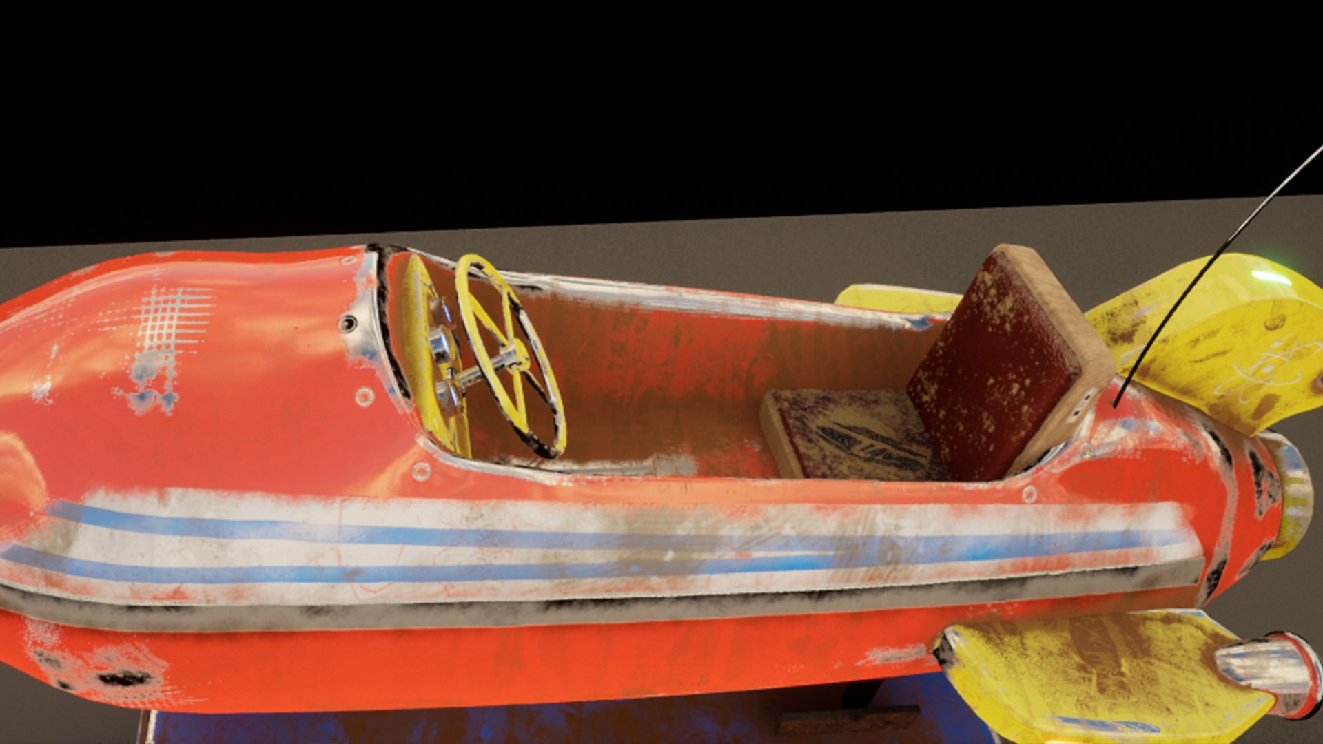 Kids Space Ship Ride Model - TurboSquid 1633706