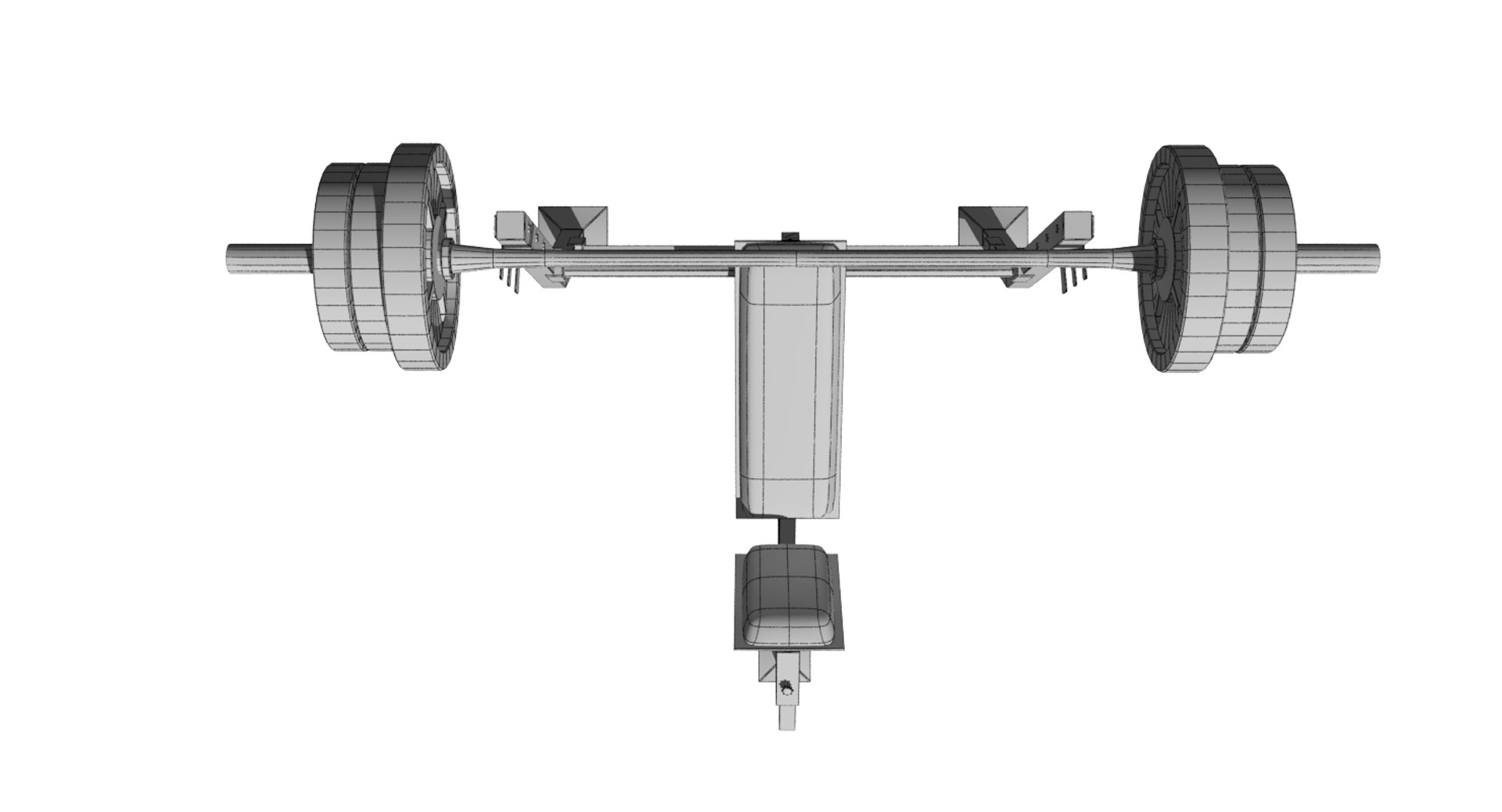3D Model Bench Press - TurboSquid 1451089