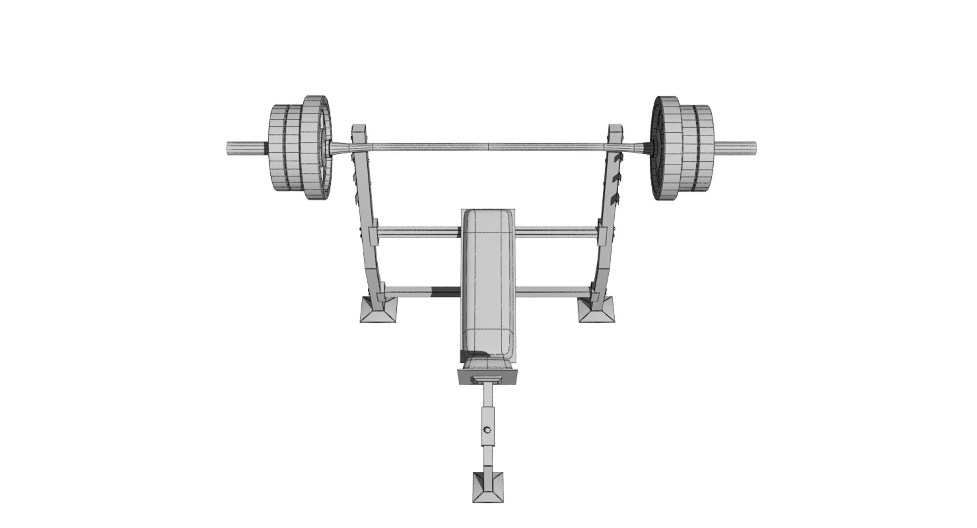 3D Model Bench Press - TurboSquid 1451089