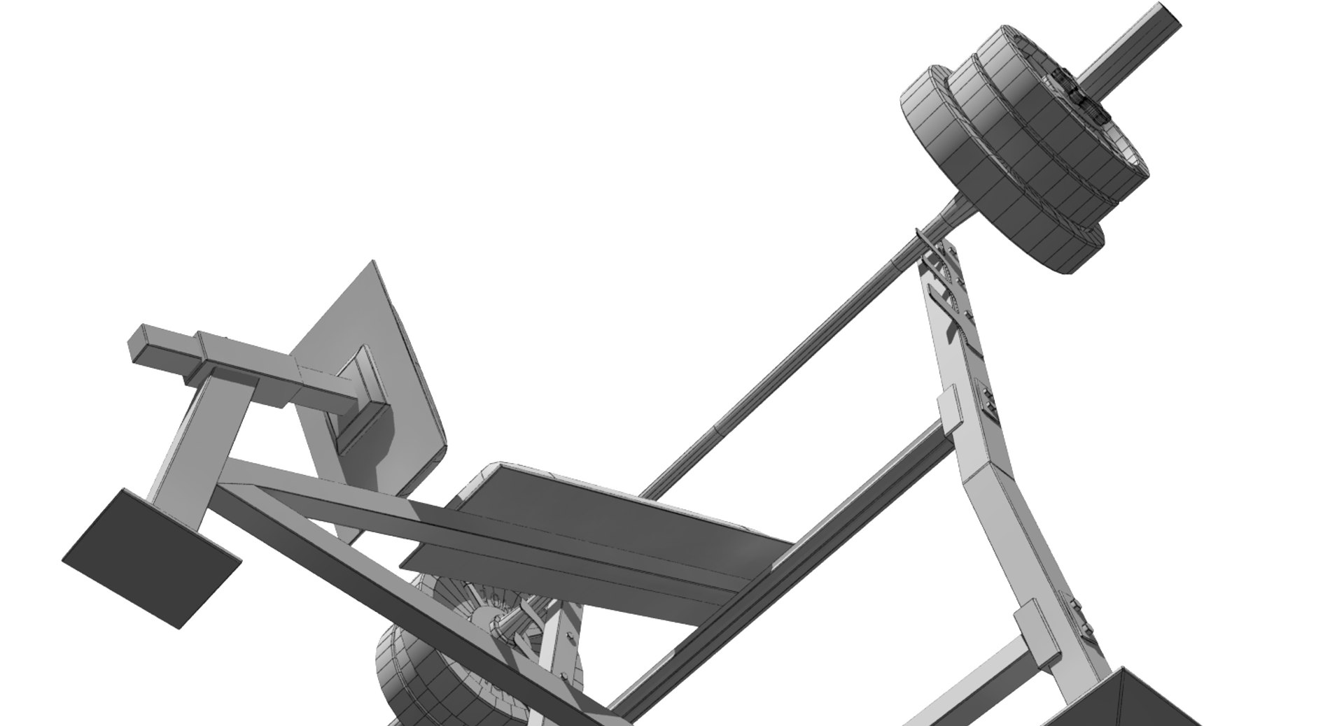 3D Model Bench Press - TurboSquid 1451089
