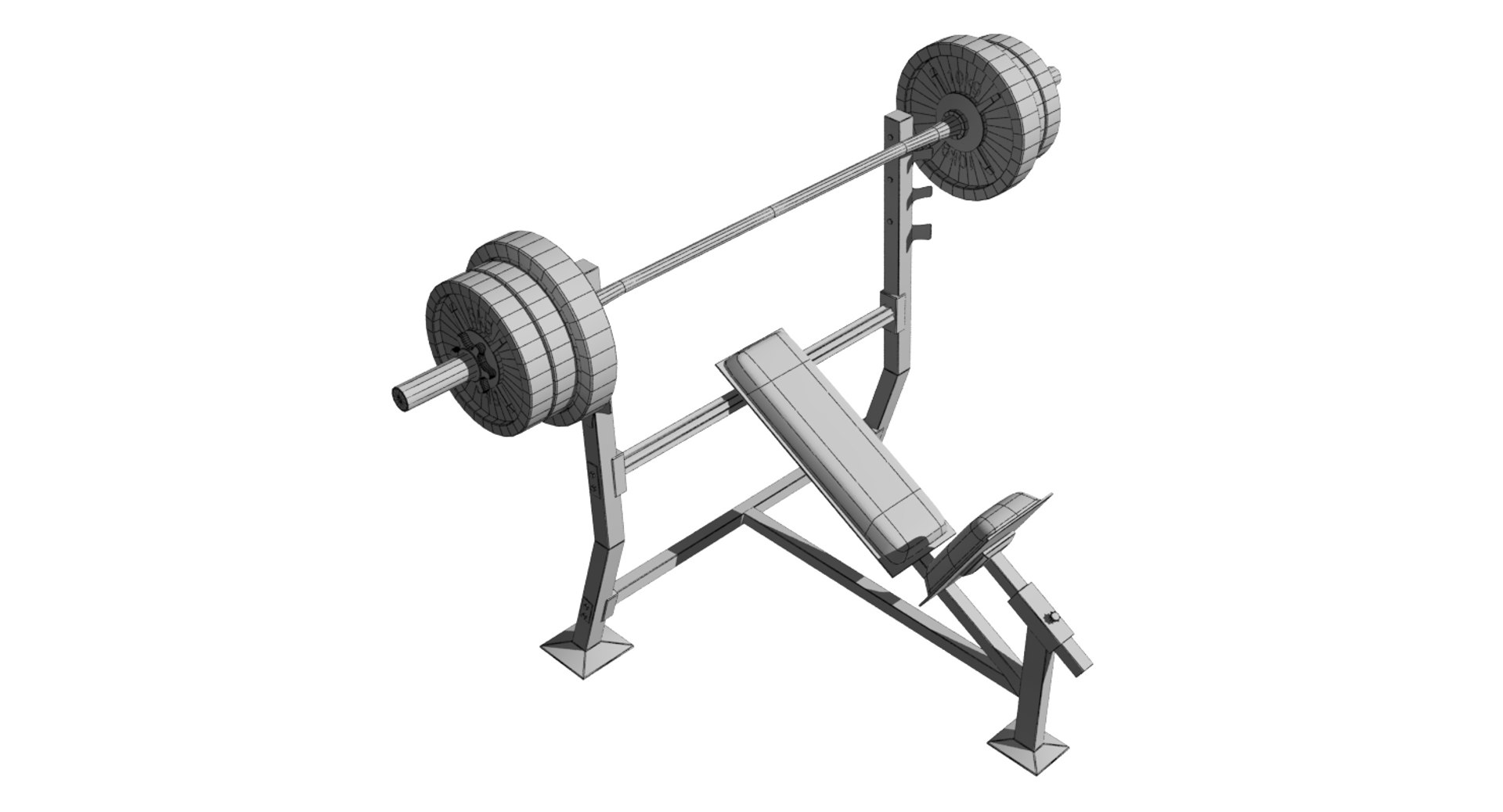 3D Model Bench Press - TurboSquid 1451089