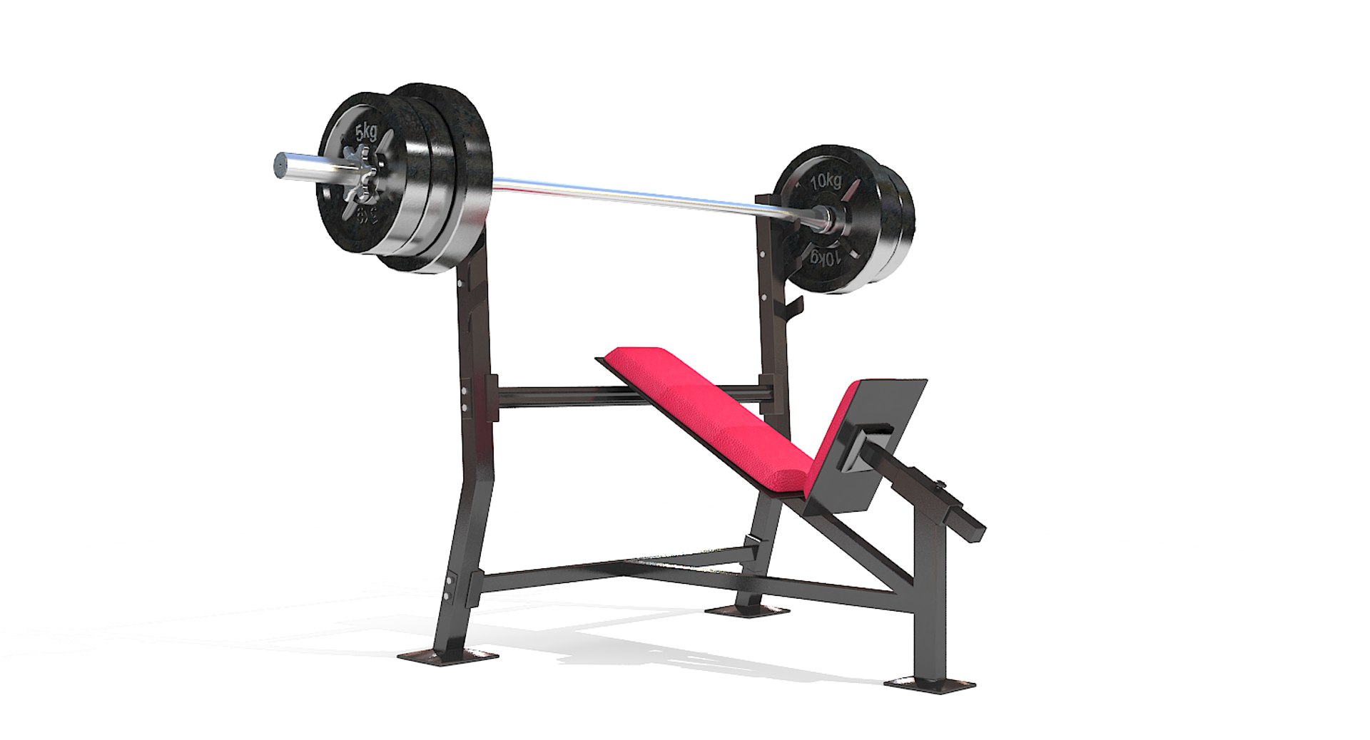 3D Model Bench Press - TurboSquid 1451089