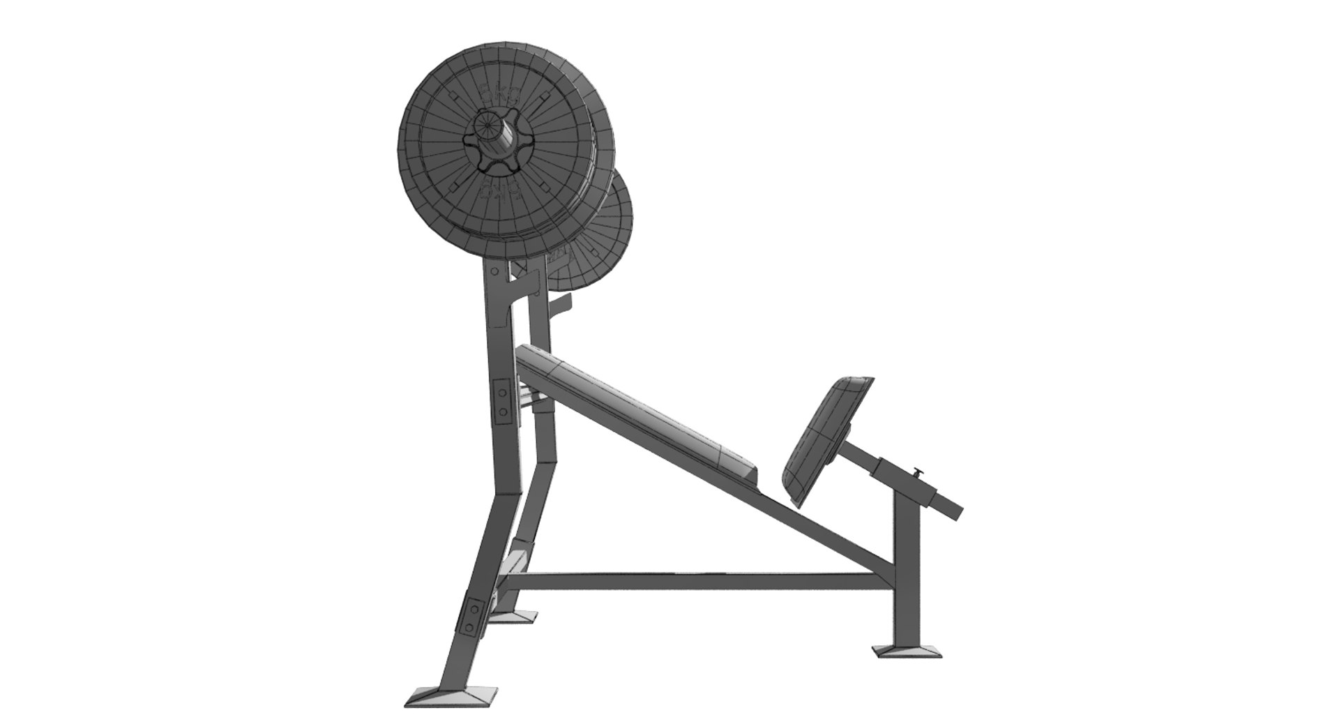 3D Model Bench Press - TurboSquid 1451089