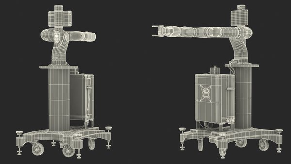 台座が取り付けられたSawyerBlackEdition協働ロボット3Dモデル - TurboSquid 1862058