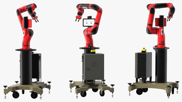台座が取り付けられたSawyerBlackEdition協働ロボット3Dモデル - TurboSquid 1862058