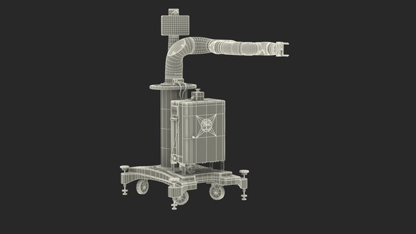 modelo 3d Robot colaborativo Sawyer Black Edition con pedestal Rigged ...