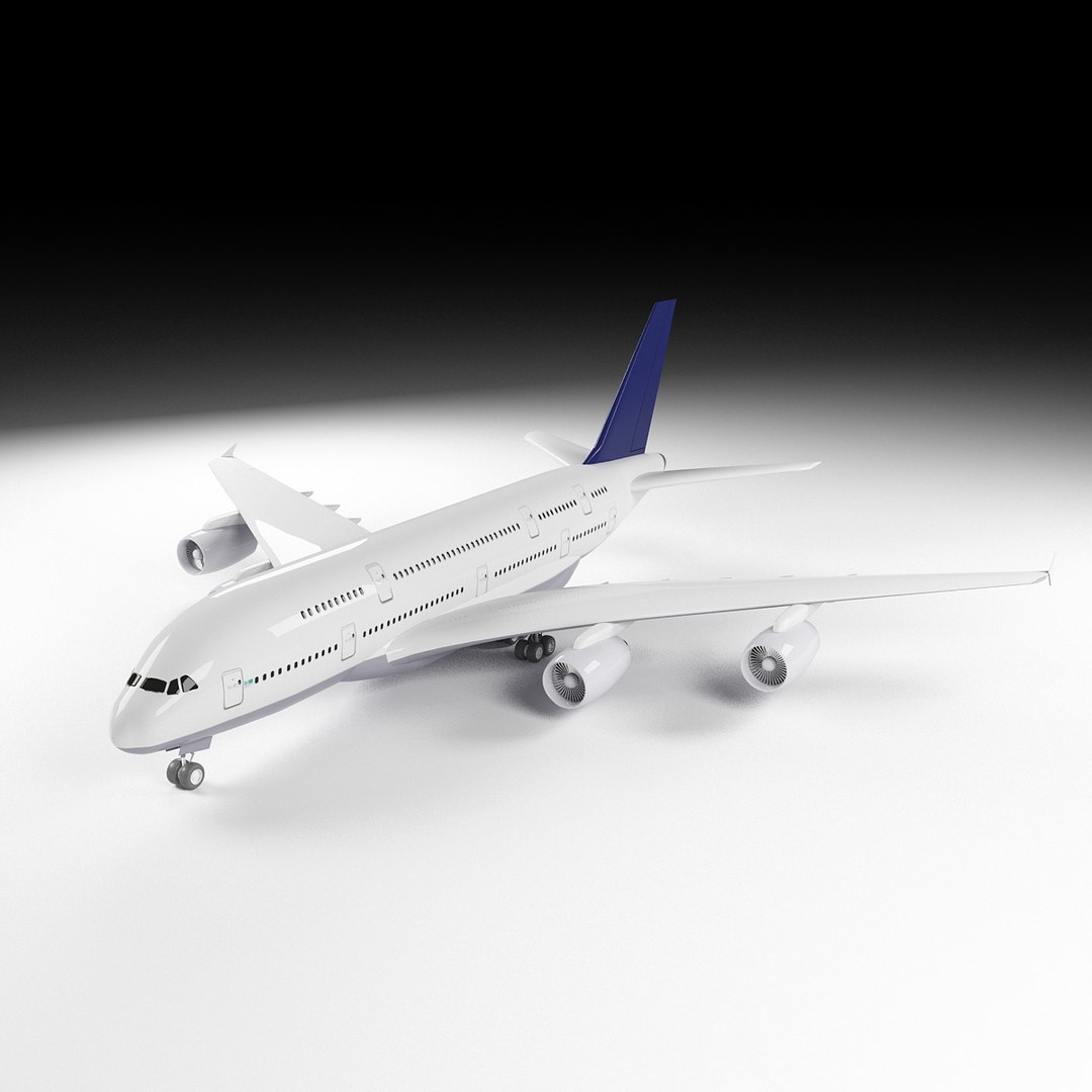 Airbus A380 3d Model