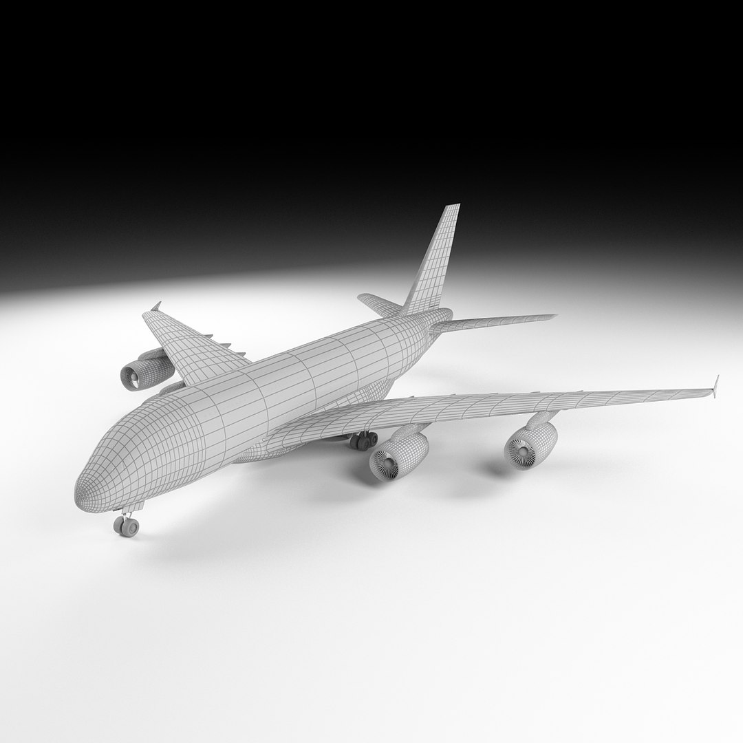 Airbus A380 3d Model