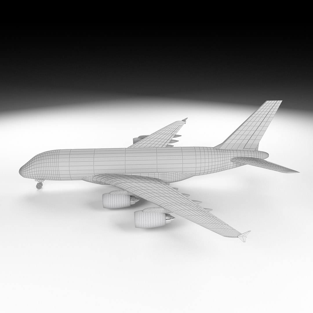 Airbus A380 3d Model