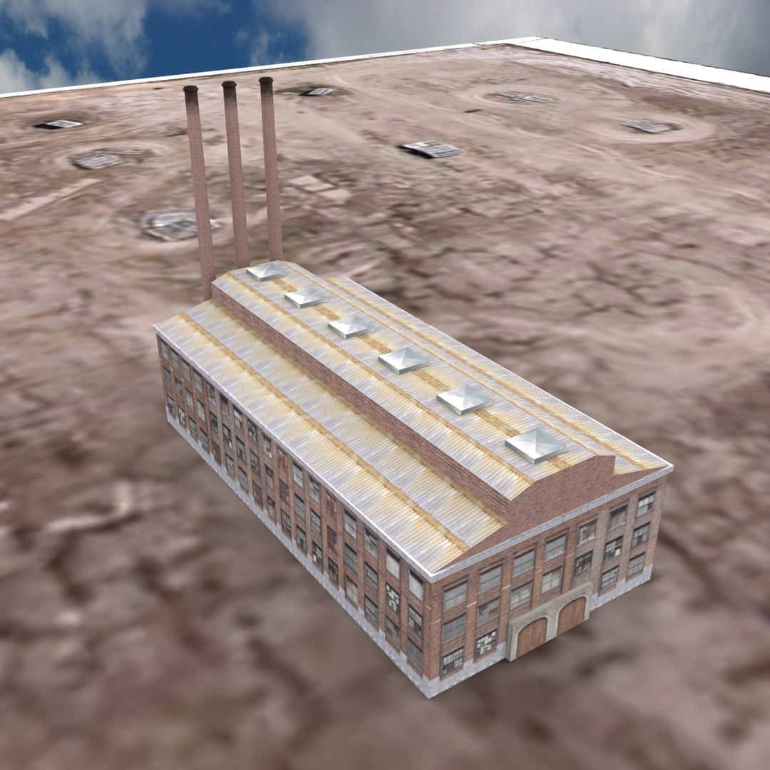 3d Factory Building