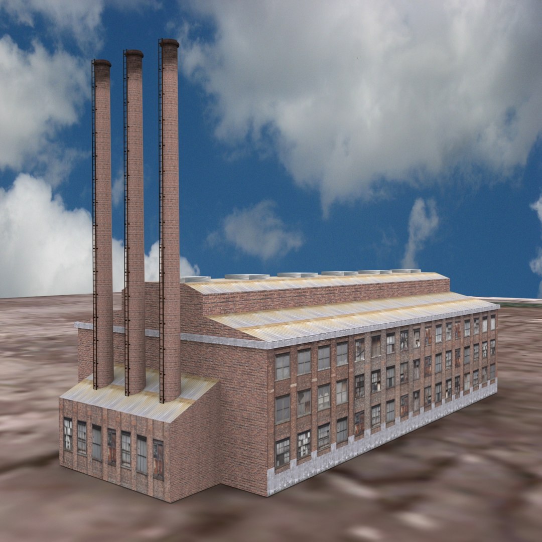 3d Factory Building