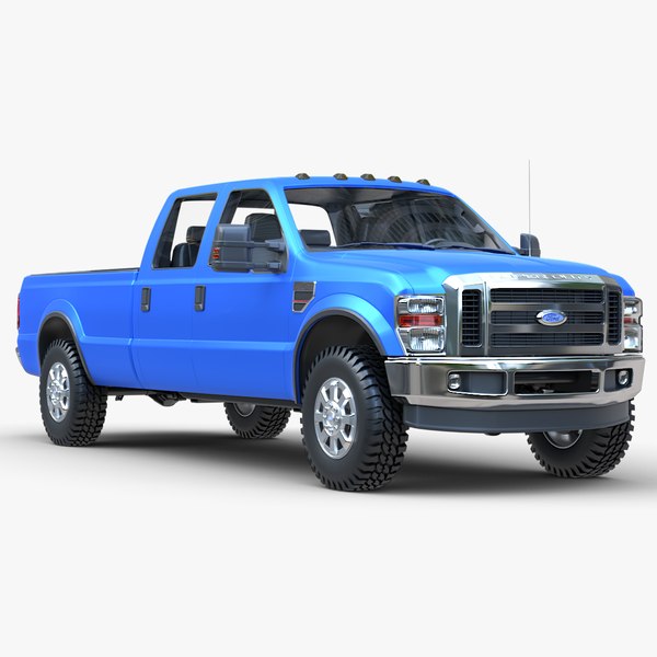 modelo 3d 2010 Ford F250 XLT Super Duty - TurboSquid 2186140