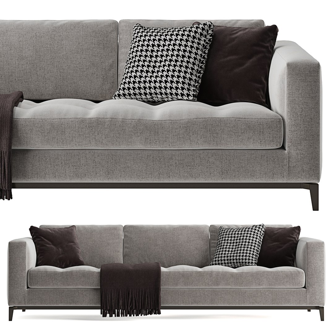3D Minotti Andersen Quilt - TurboSquid 1743233