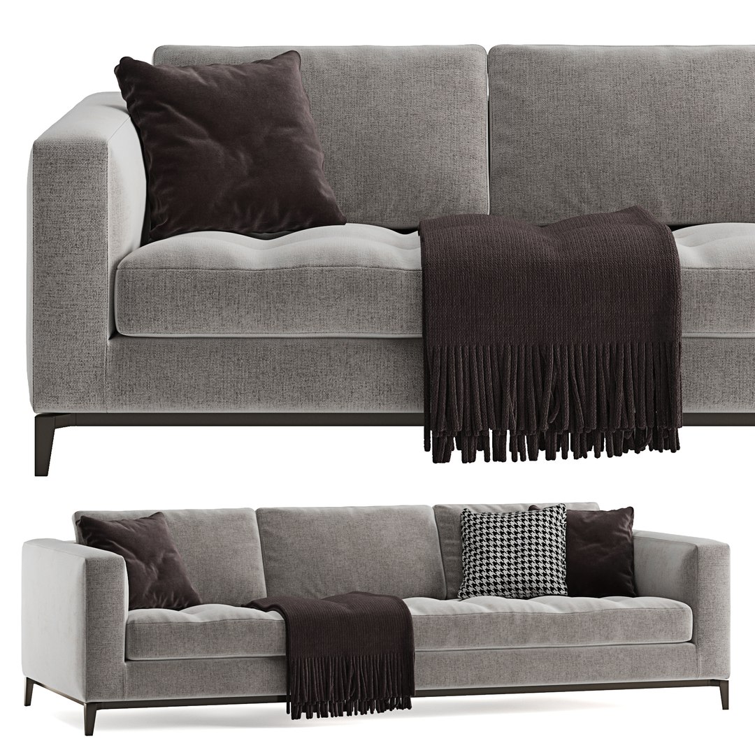 3D Minotti Andersen Quilt - TurboSquid 1743233