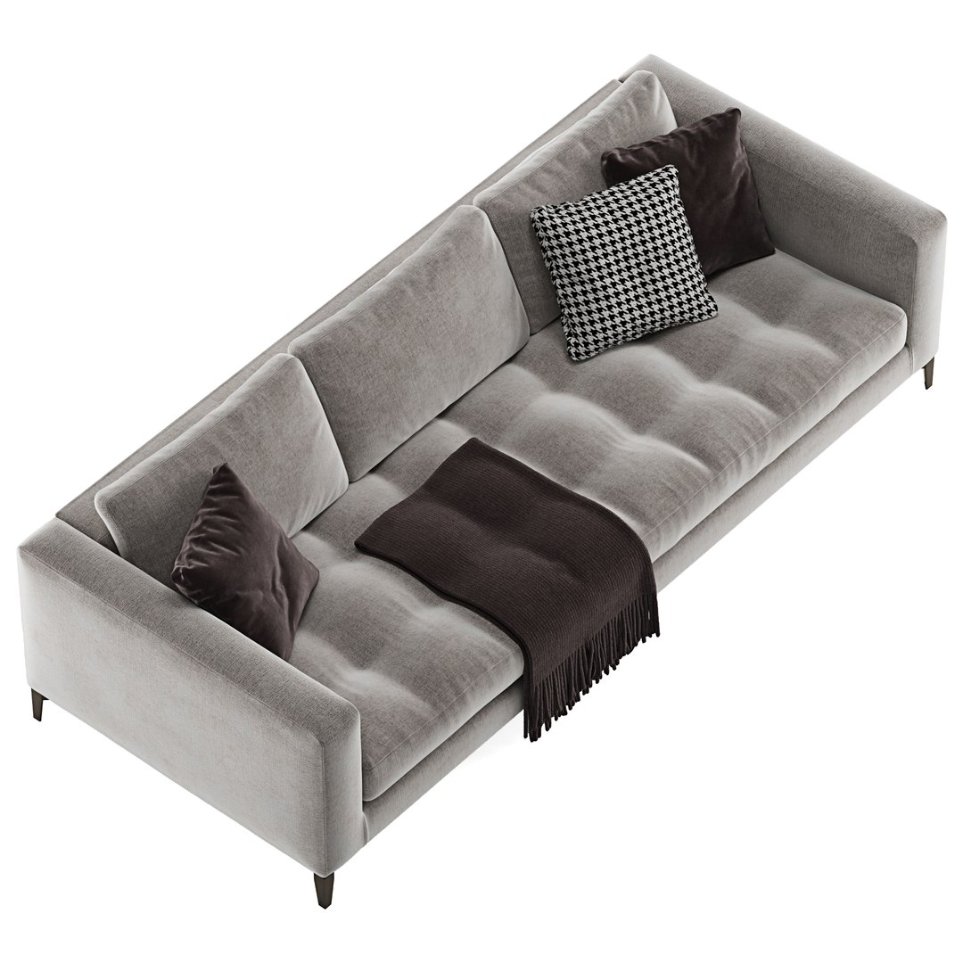 3D Minotti Andersen Quilt - TurboSquid 1743233