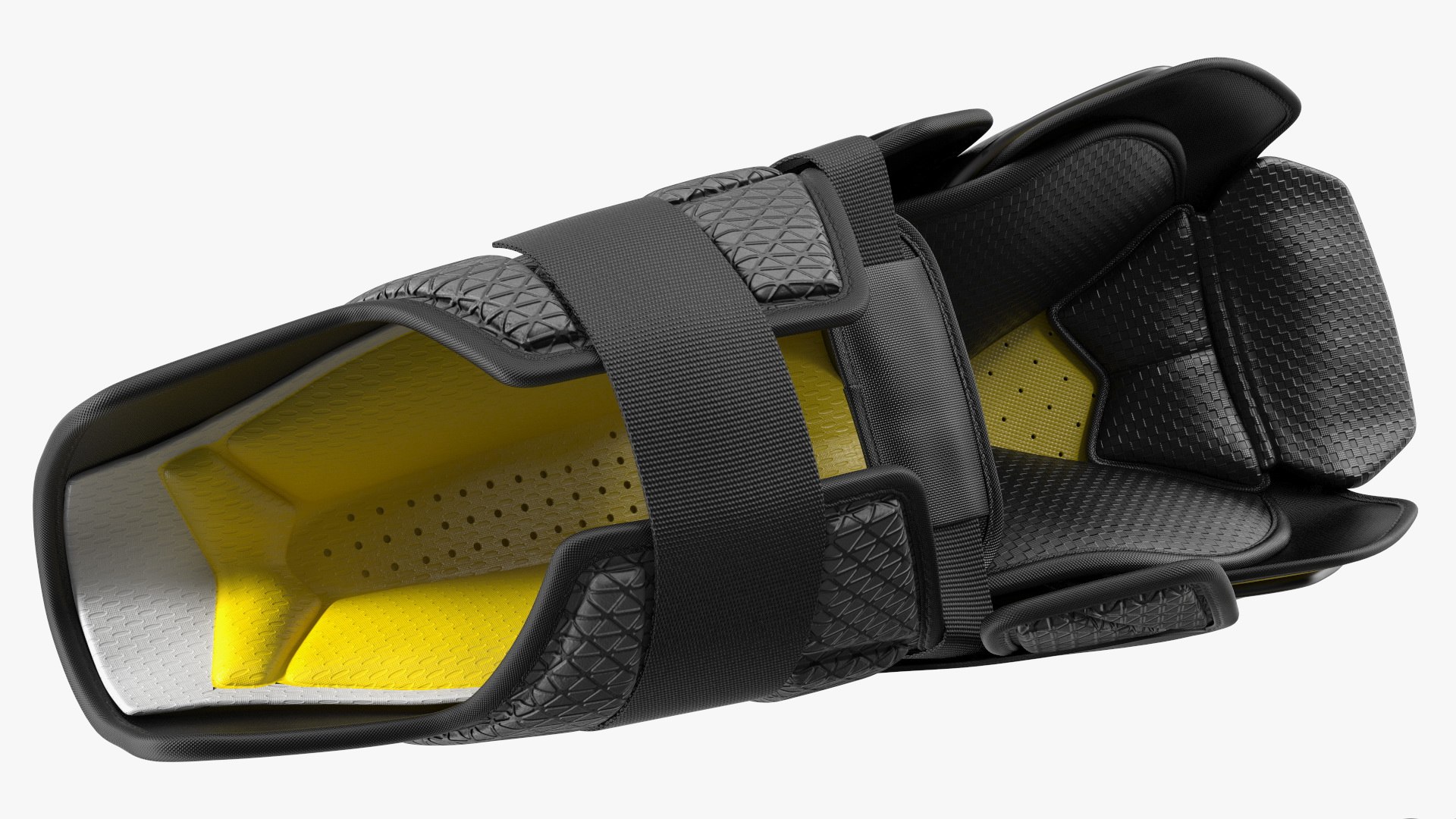 Hockey Shin Guards Yellow model - TurboSquid 1971792