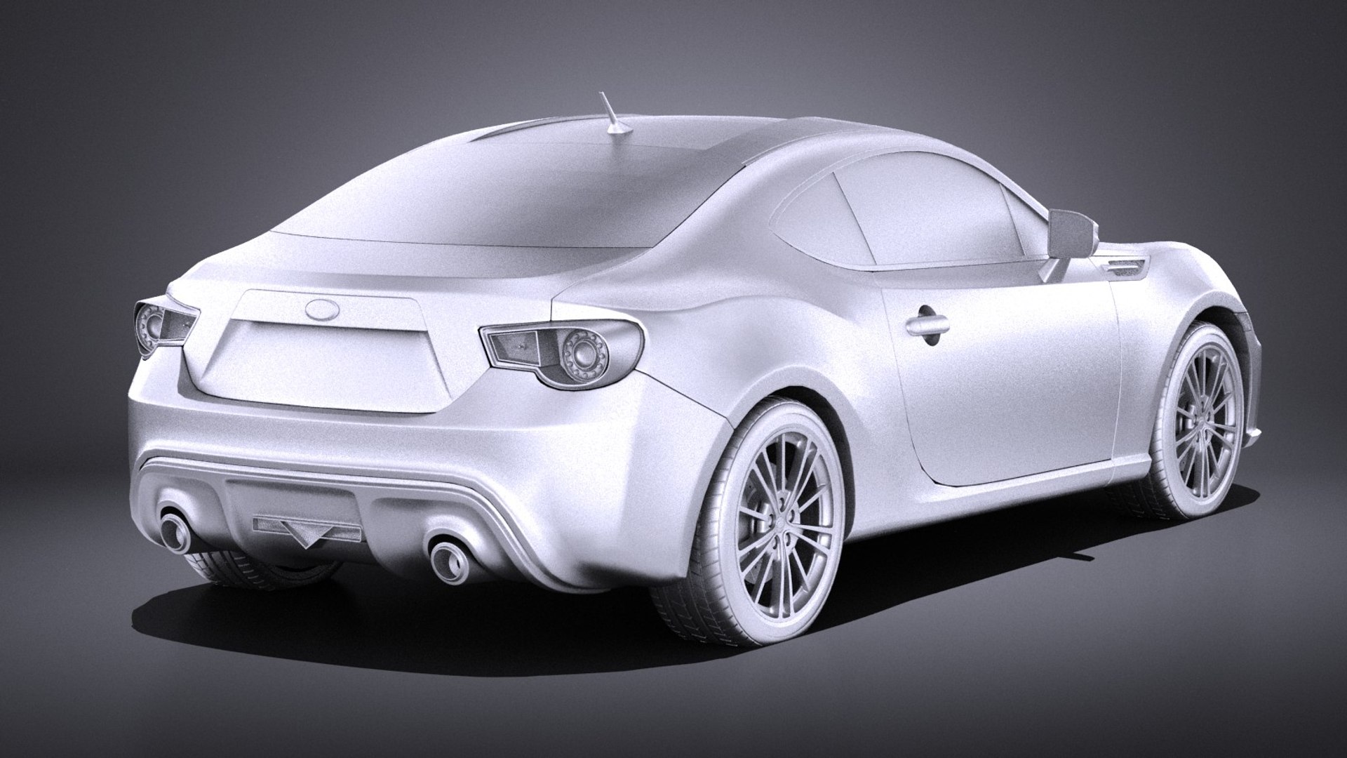 3D Subaru Brz 2015 - TurboSquid 1235682