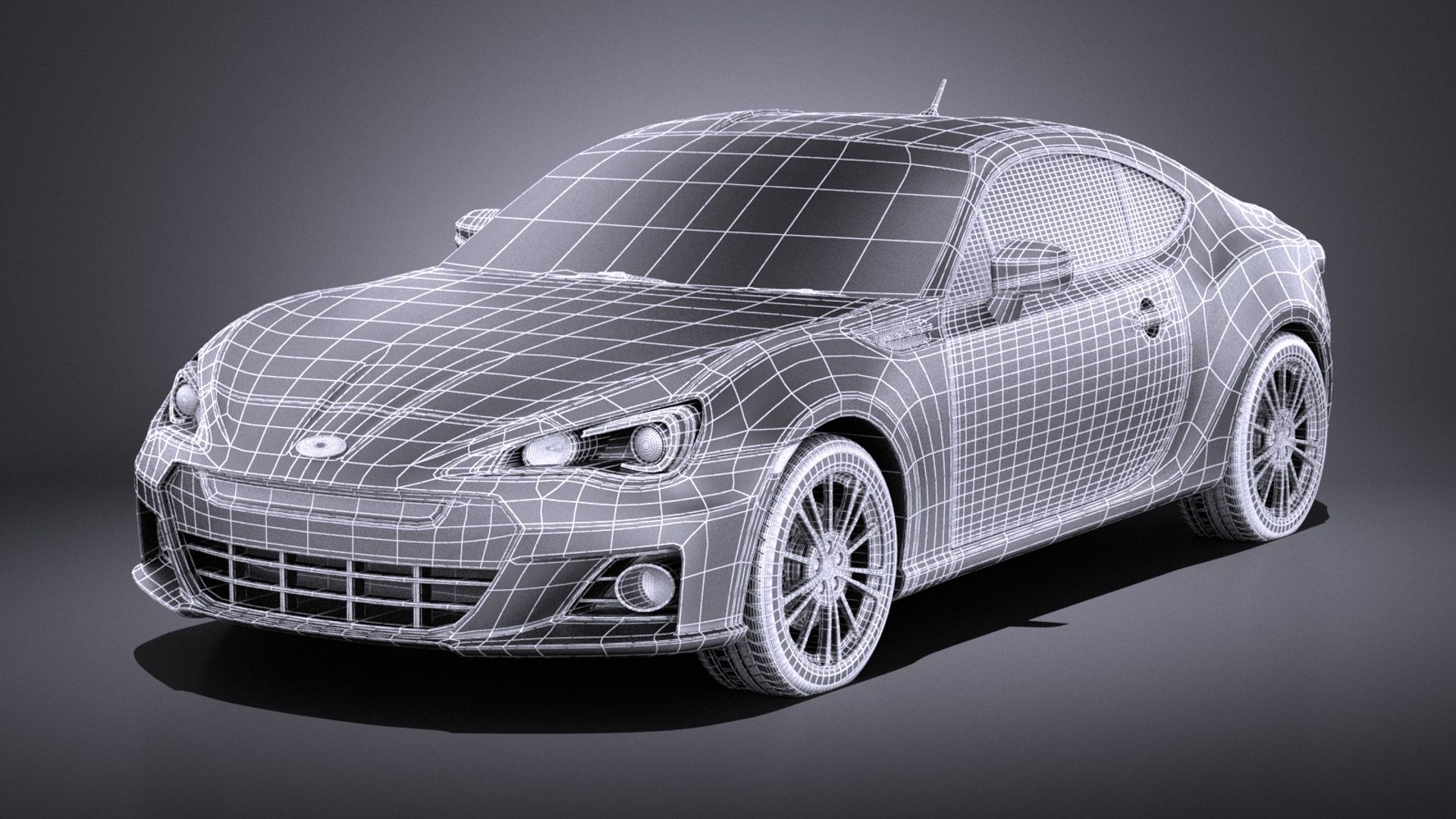 3D Subaru Brz 2015 - TurboSquid 1235682