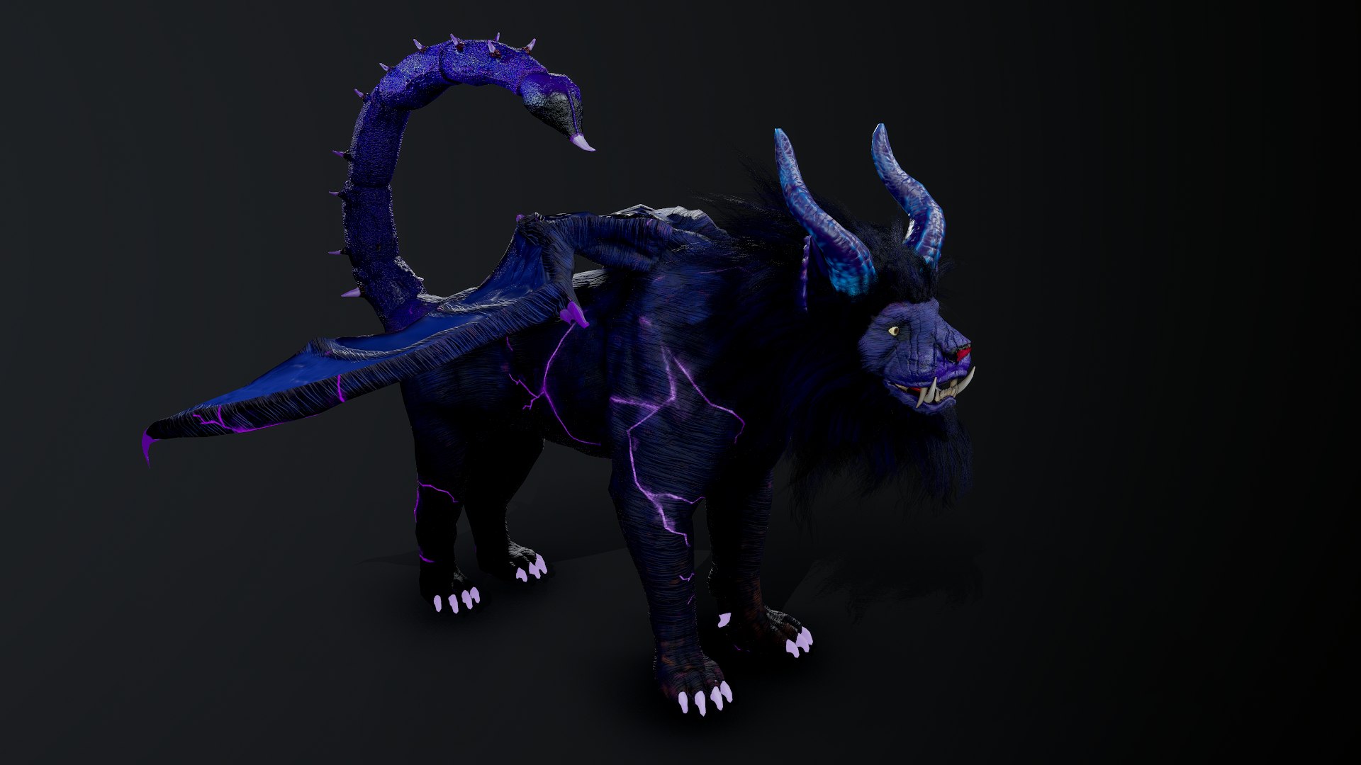 3D Manticore Character - TurboSquid 1676468