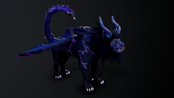 3D manticore character - TurboSquid 1676468