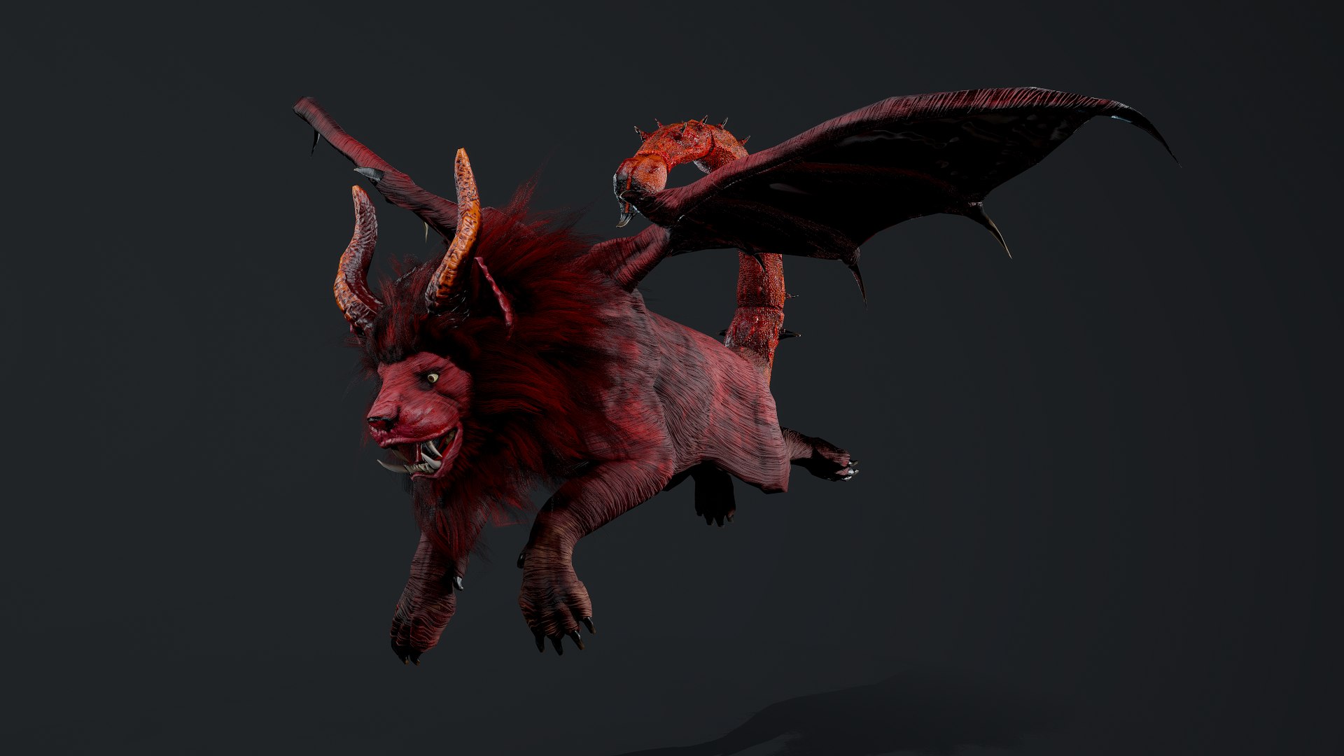 3D Manticore Character - TurboSquid 1676468