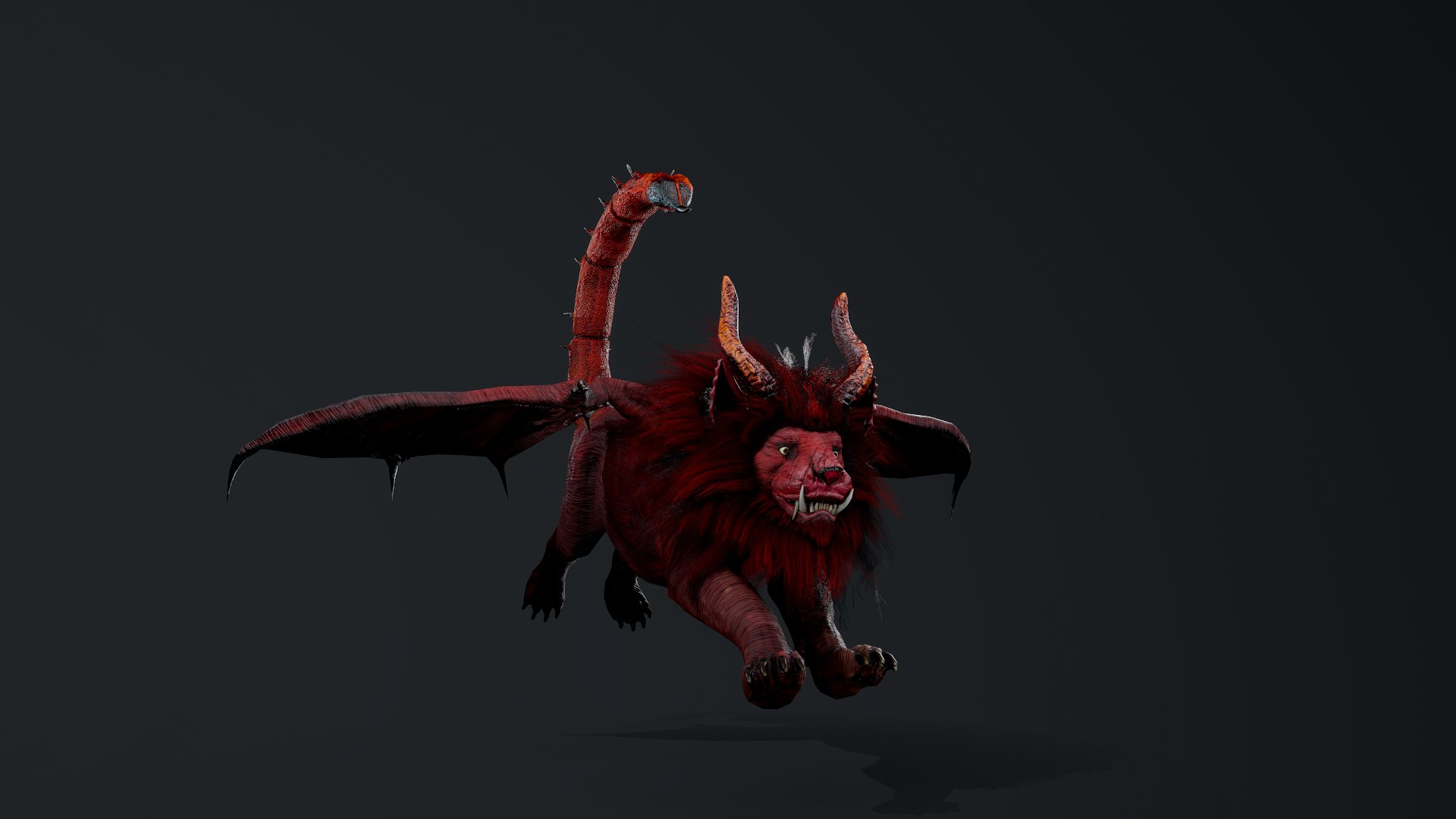 3D Manticore Character - TurboSquid 1676468