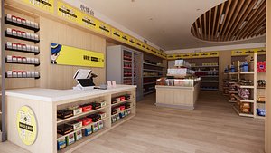 SketchUp Supermarket Models | TurboSquid