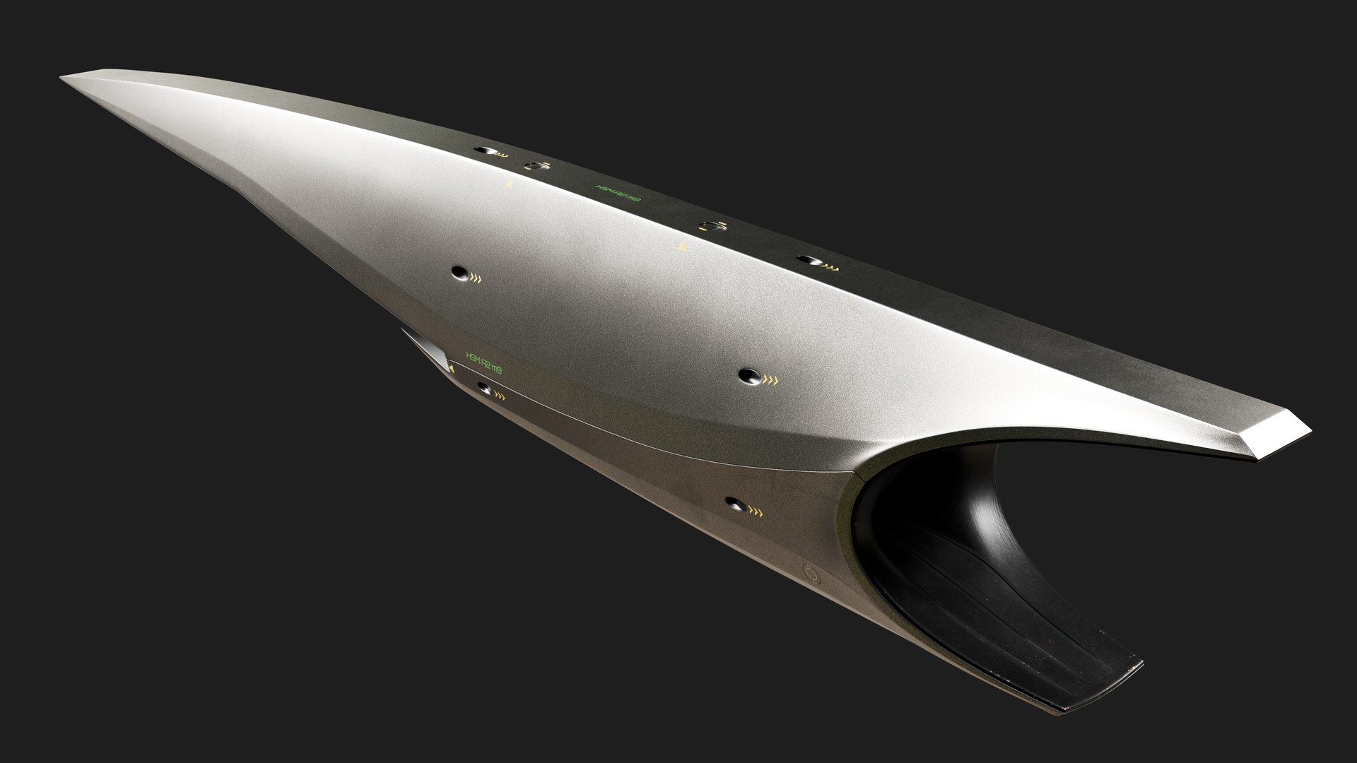 Hypersonic Missile HSM A2 01 Model - TurboSquid 2175654