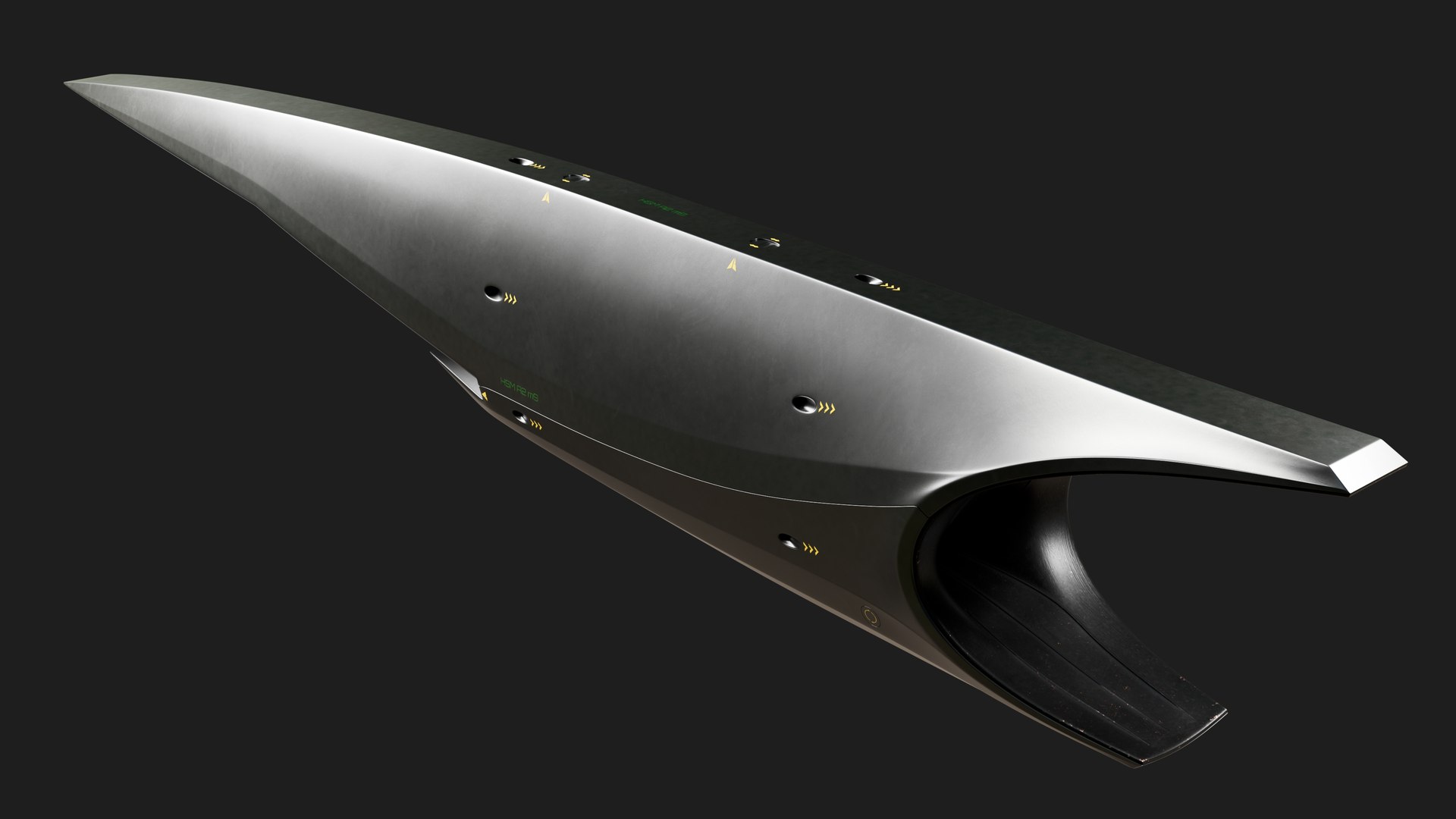 Hypersonic Missile HSM A2 01 Model - TurboSquid 2175654