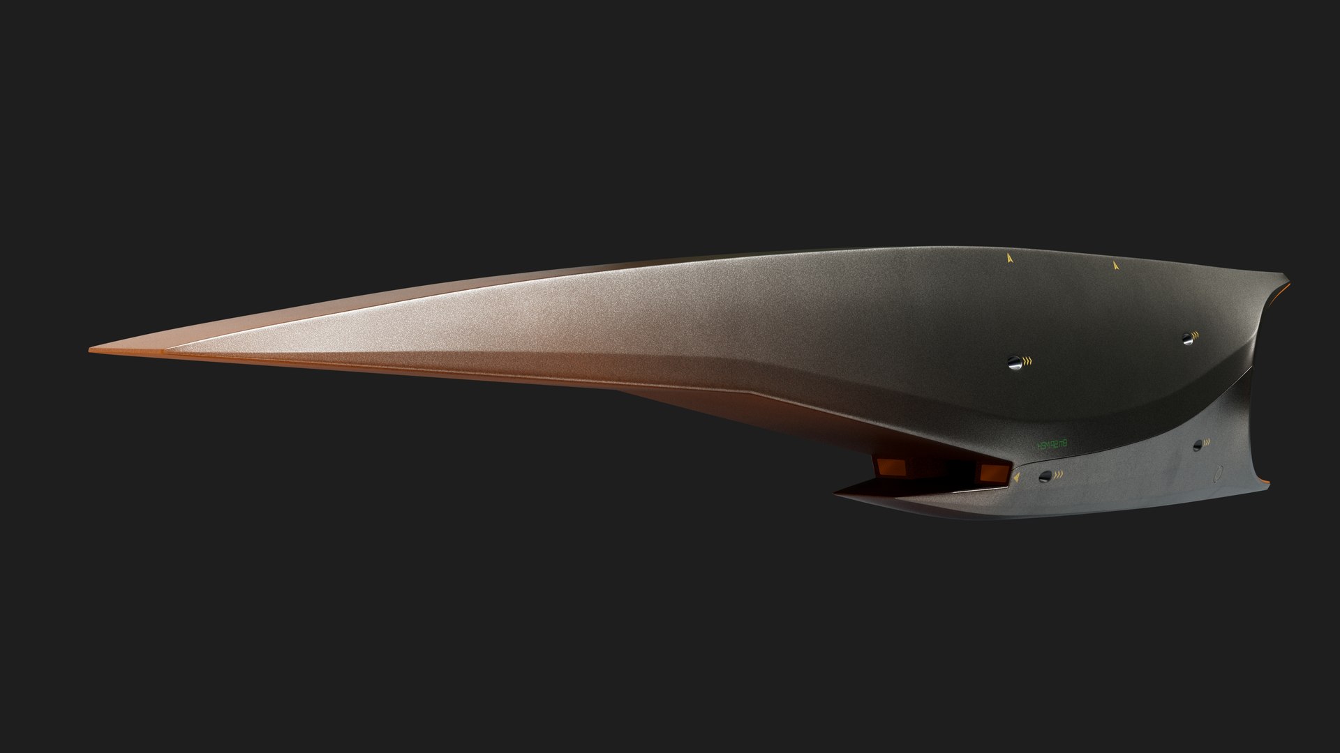 Hypersonic Missile HSM A2 01 Model - TurboSquid 2175654