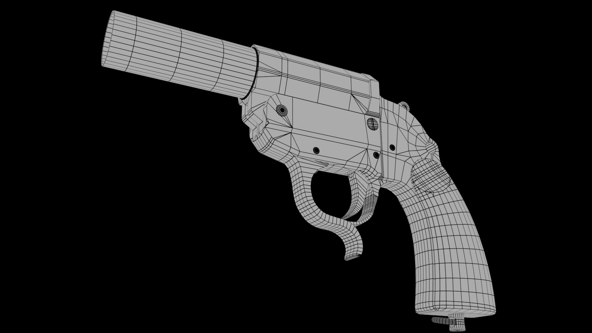 LP34 Flare Gun Leuchtpistole 34 3D Model - TurboSquid 1769963