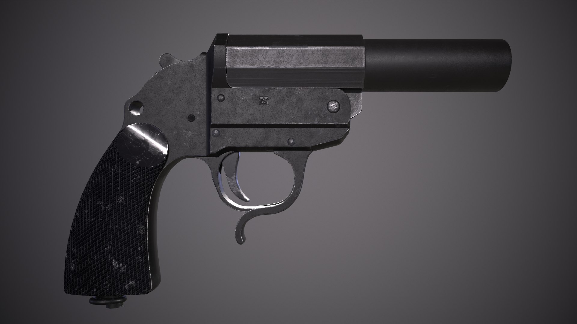 LP34 Flare Gun Leuchtpistole 34 3D Model - TurboSquid 1769963