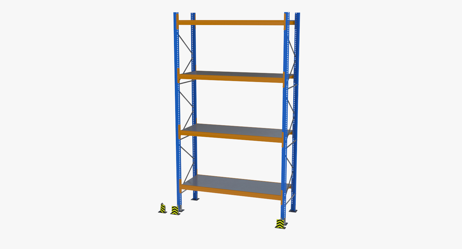 3d Model Of Storage Shelf
