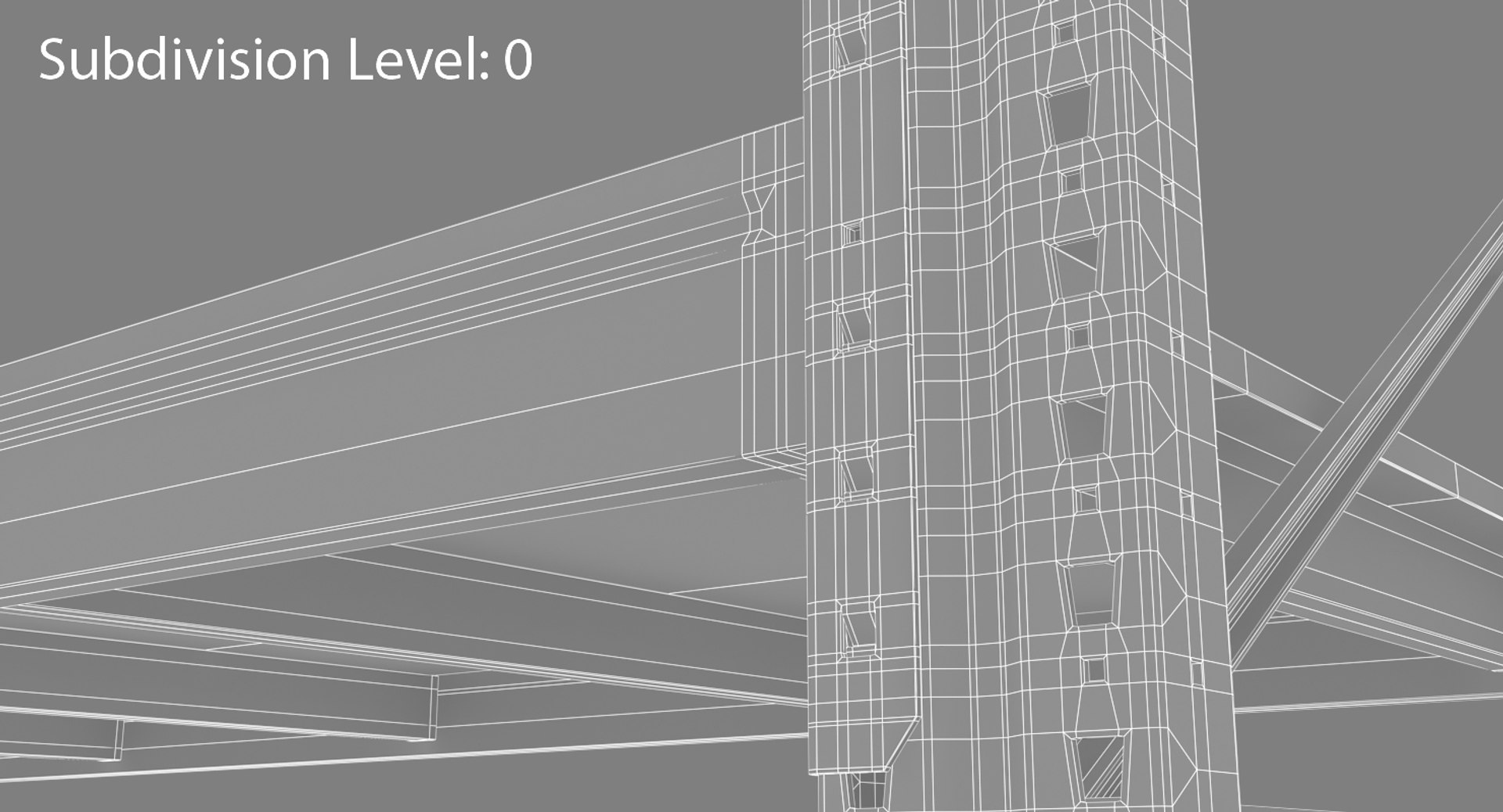 3d model of storage shelf