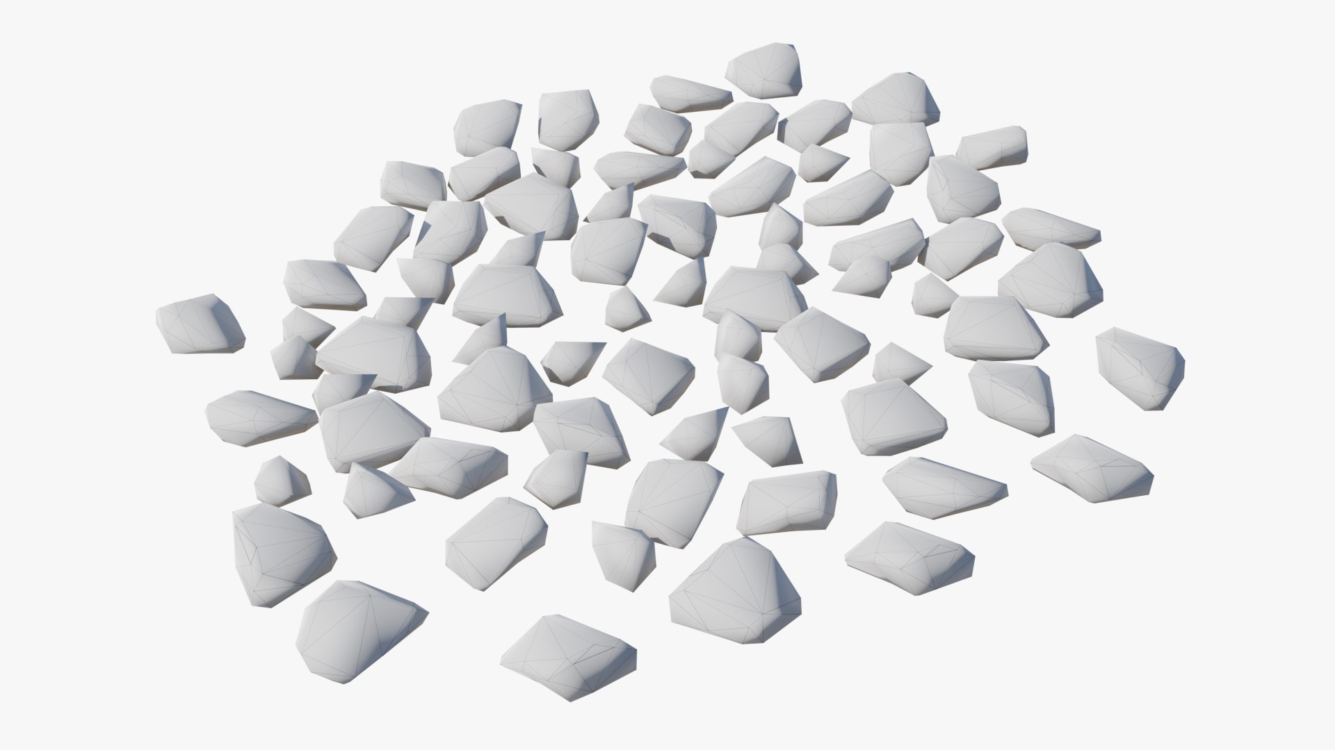 Scattered Rock V4 3D Model - TurboSquid 2247709