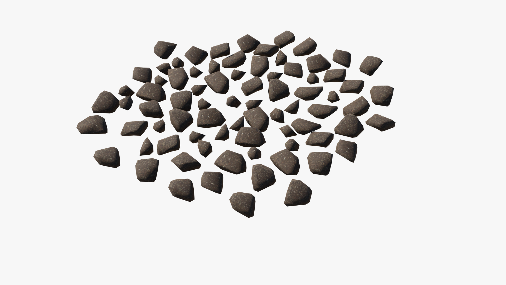 Scattered Rock V4 3D Model - TurboSquid 2247709