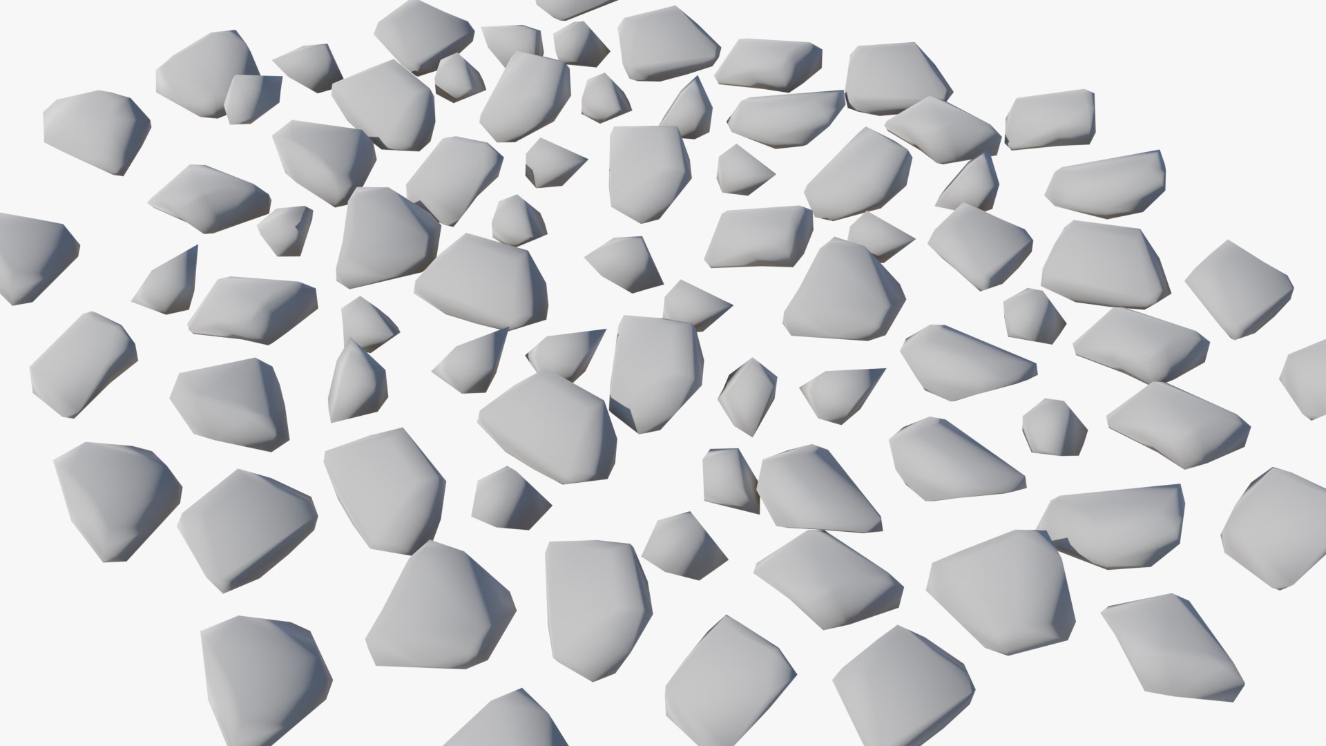 Scattered Rock V4 3D Model - TurboSquid 2247709
