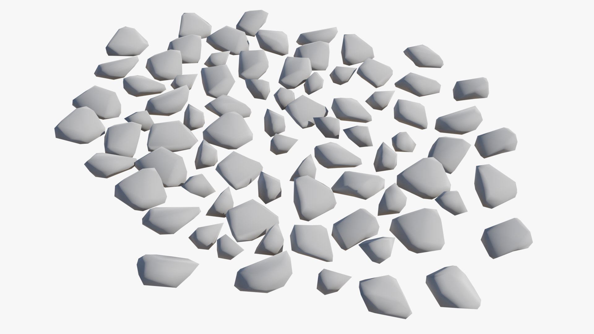 Scattered Rock V4 3D Model - TurboSquid 2247709