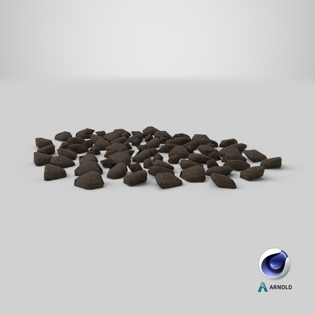 Scattered Rock V4 3D Model - TurboSquid 2247709