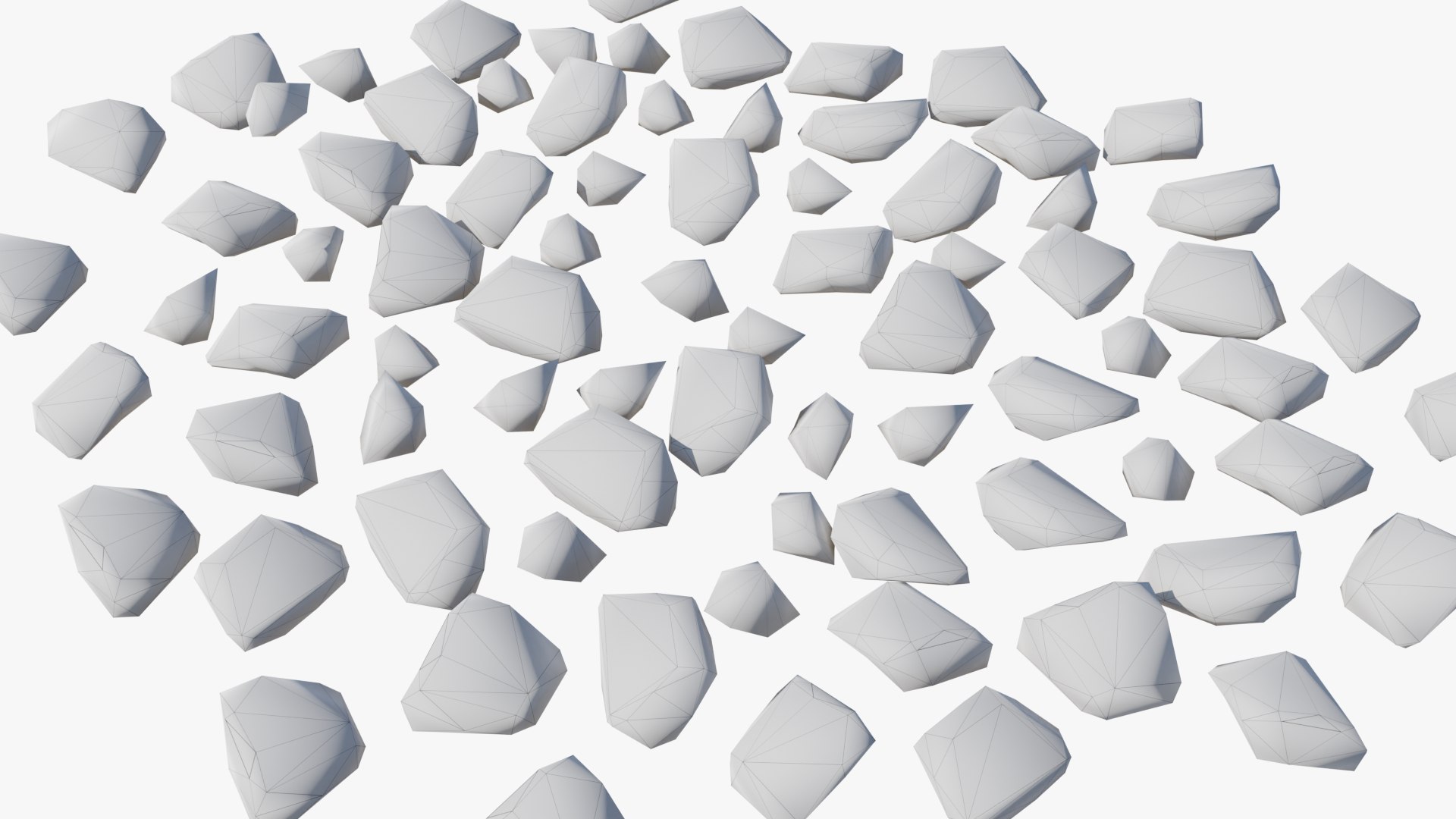 Scattered Rock V4 3D Model - TurboSquid 2247709