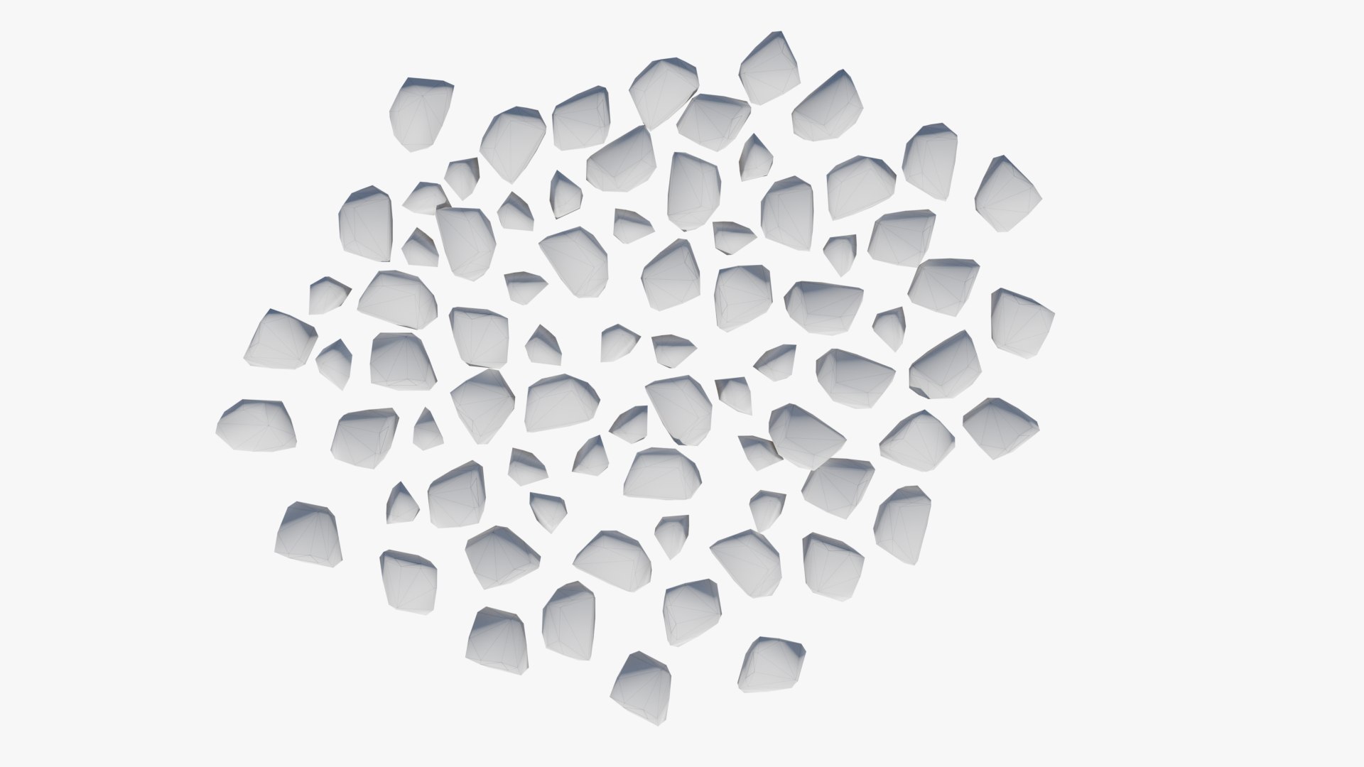 Scattered Rock V4 3D Model - TurboSquid 2247709