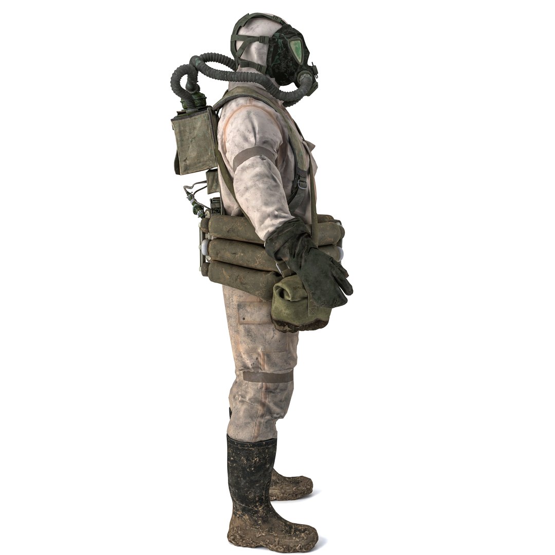 Hazmat NBC Level A Suit - 20 POSE 3D Model - TurboSquid 2252982