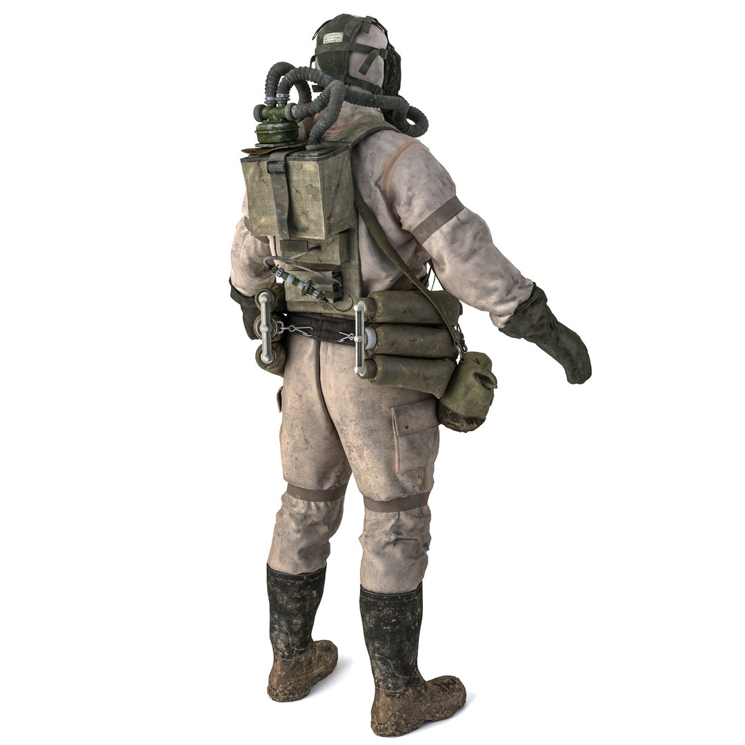 Hazmat NBC Level A Suit - 20 POSE 3D Model - TurboSquid 2252982