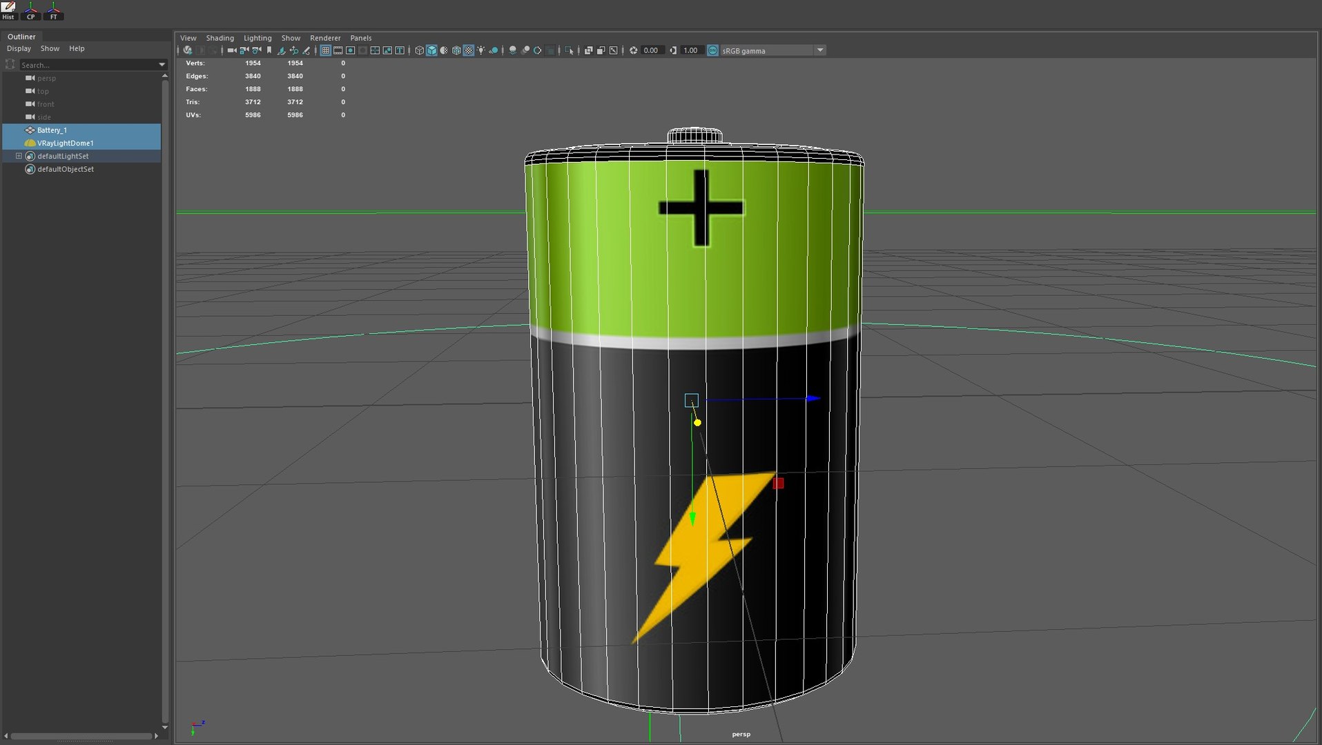 Battery 3D Model - TurboSquid 2191044
