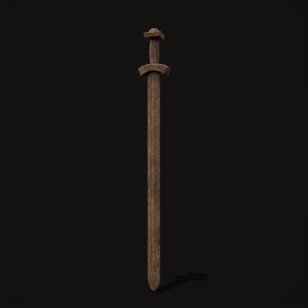 Wooden Toy Short Sword 3D Model - TurboSquid 1961775