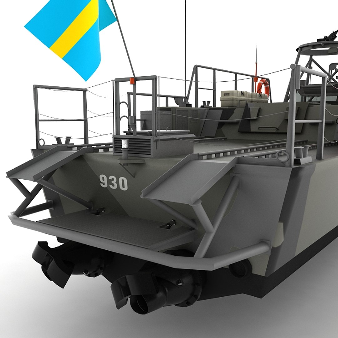 3d Model Stridsbat 90h