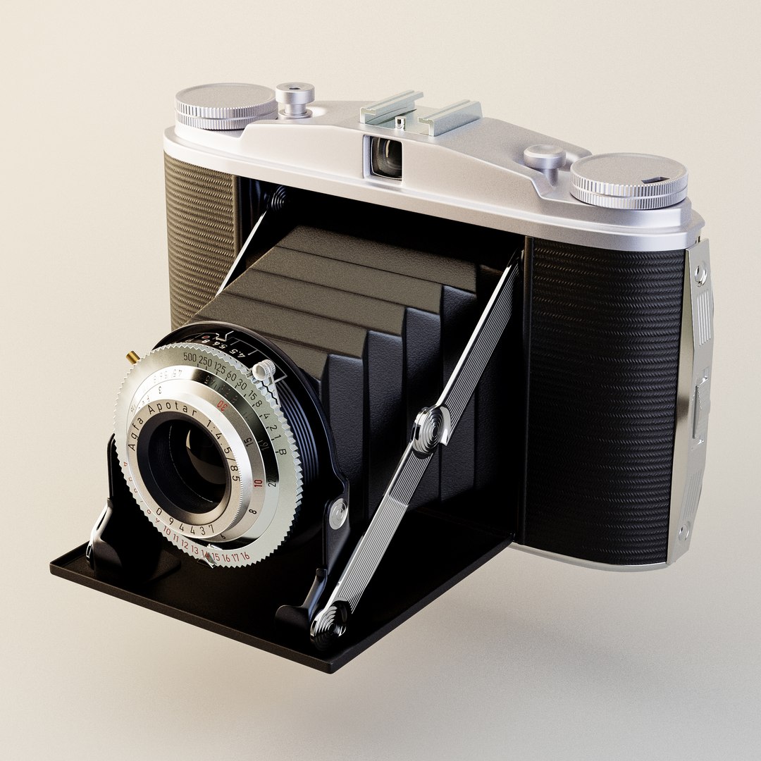 Agfa Isolette II Vintage Camera 3D Model - TurboSquid 2182824